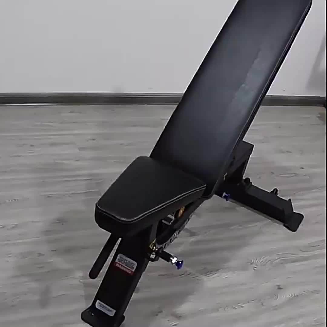 Adjustable Weight Bench Body Workout Multi-purpose Foldable Incline ...