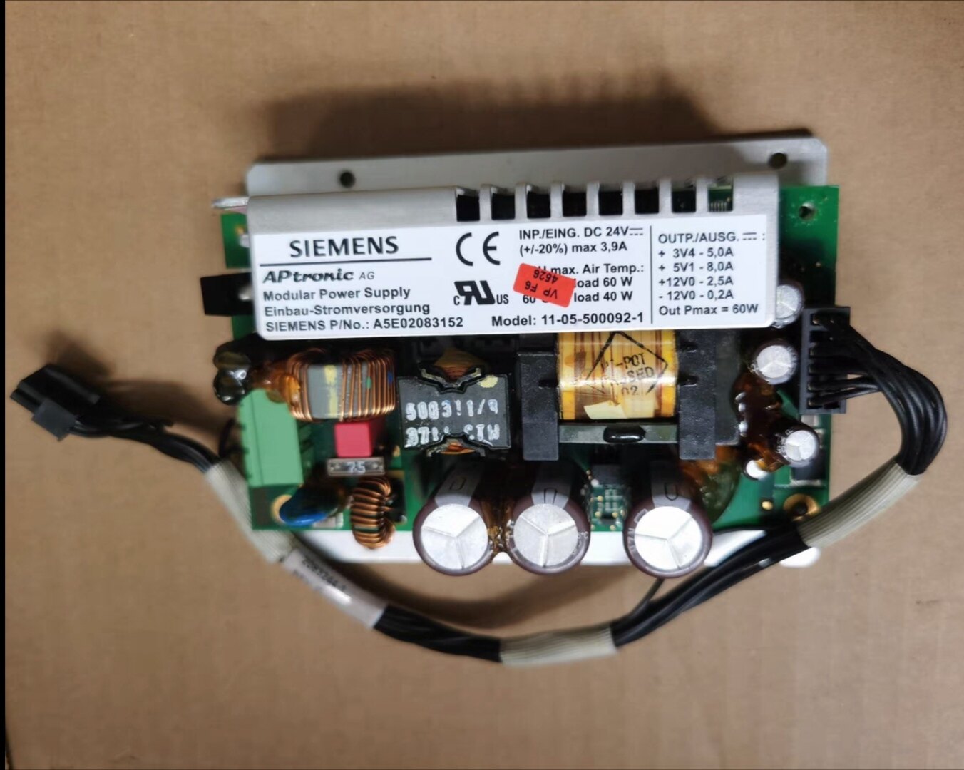 A5E02083152 11-05-500092-1 西门子工控机电源