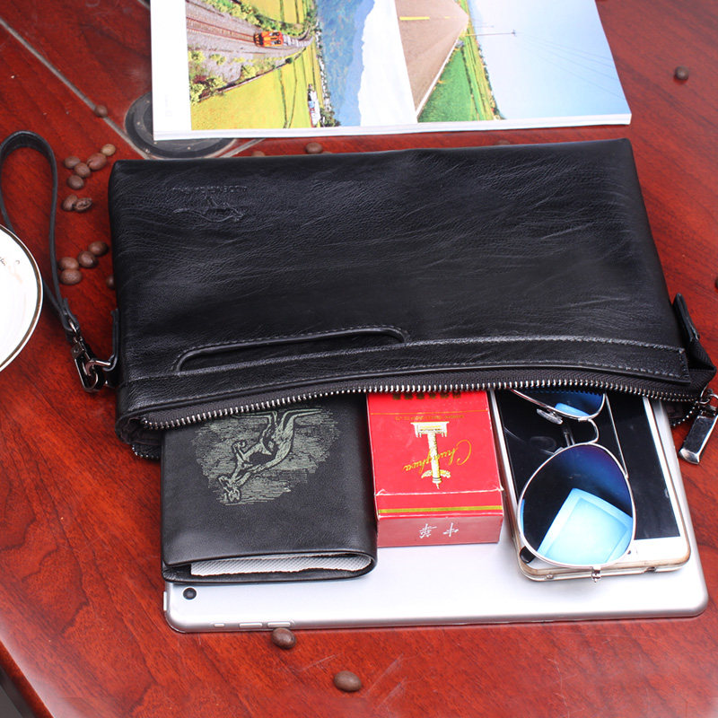 [USD 12.74] Men's handbag men's hand grabbing bags with large capacity ...