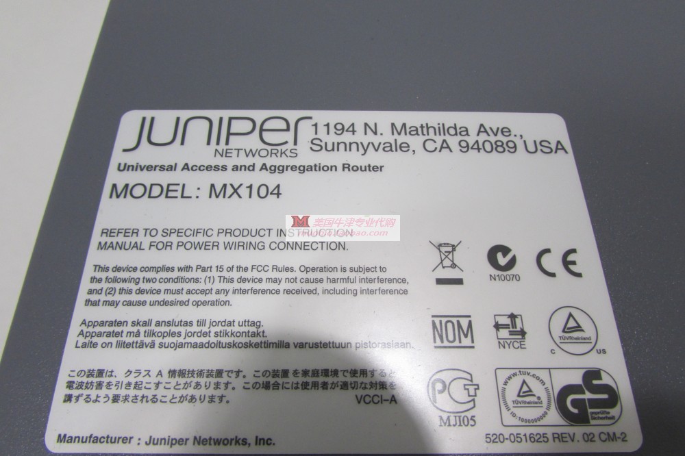 【供应】瞻博Juniper MX104 MX104-BASE-AC 网络边界路由器机箱-$9940/件-唐人社区(美国华人网论坛)-为华人发声 ...