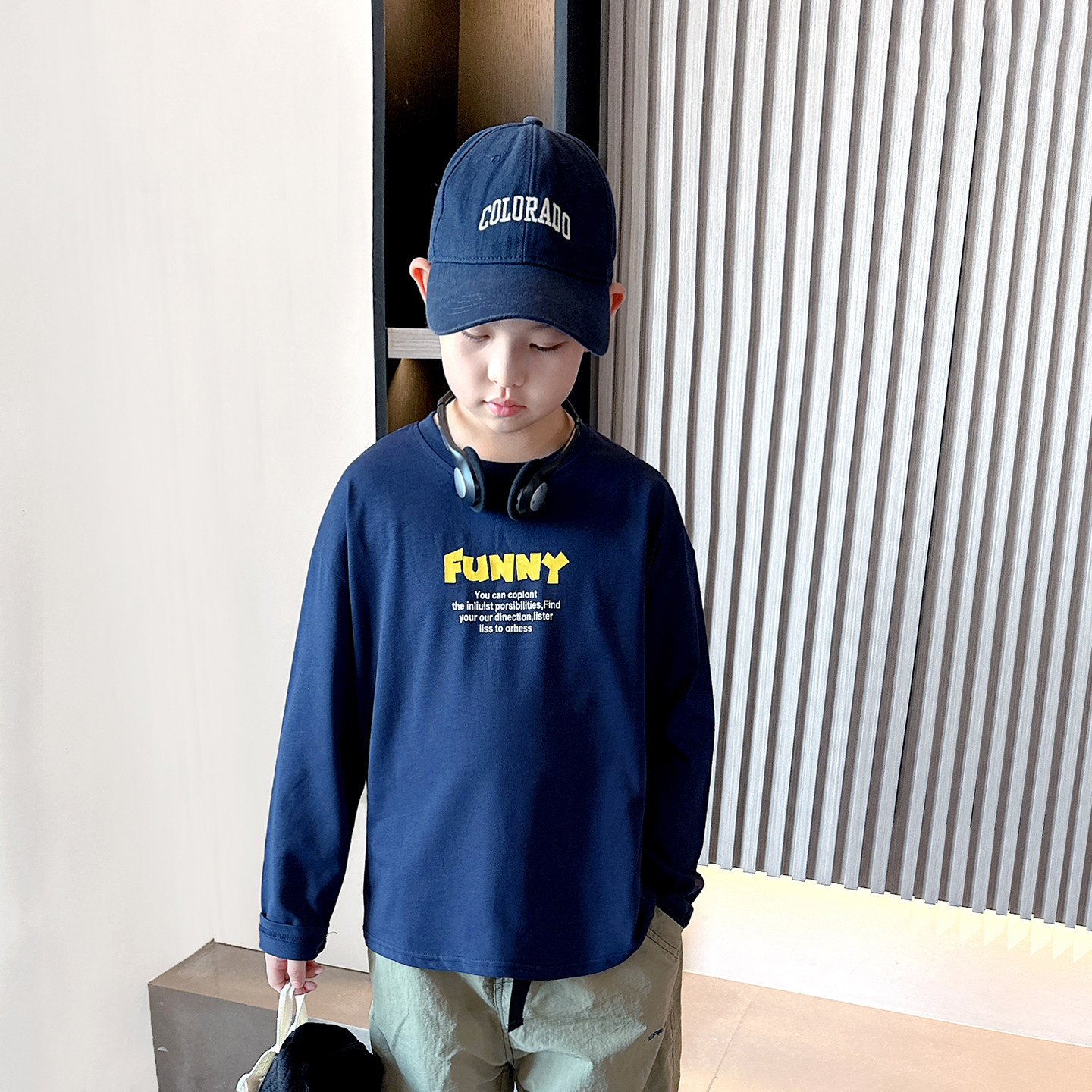 Boys' Long-Sleeved T-Shirt, Spring & Fall Style, New Kidsren's Casual ...