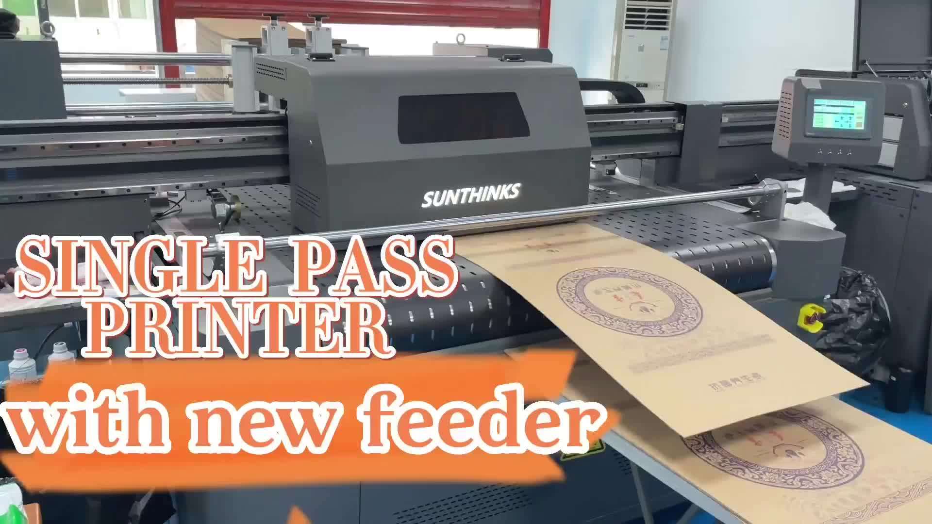 Sunthinks Printer Logo Carton One Pass Digital Corrugated Box Printer ...