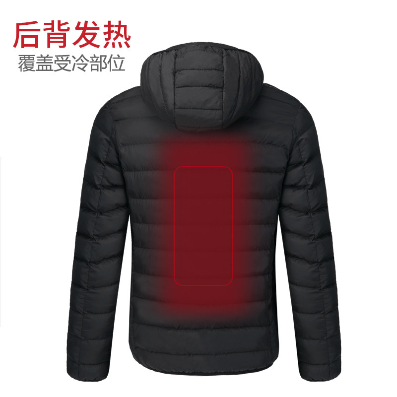 Smart electric heating clothes USB charging graphene Full body heating ...