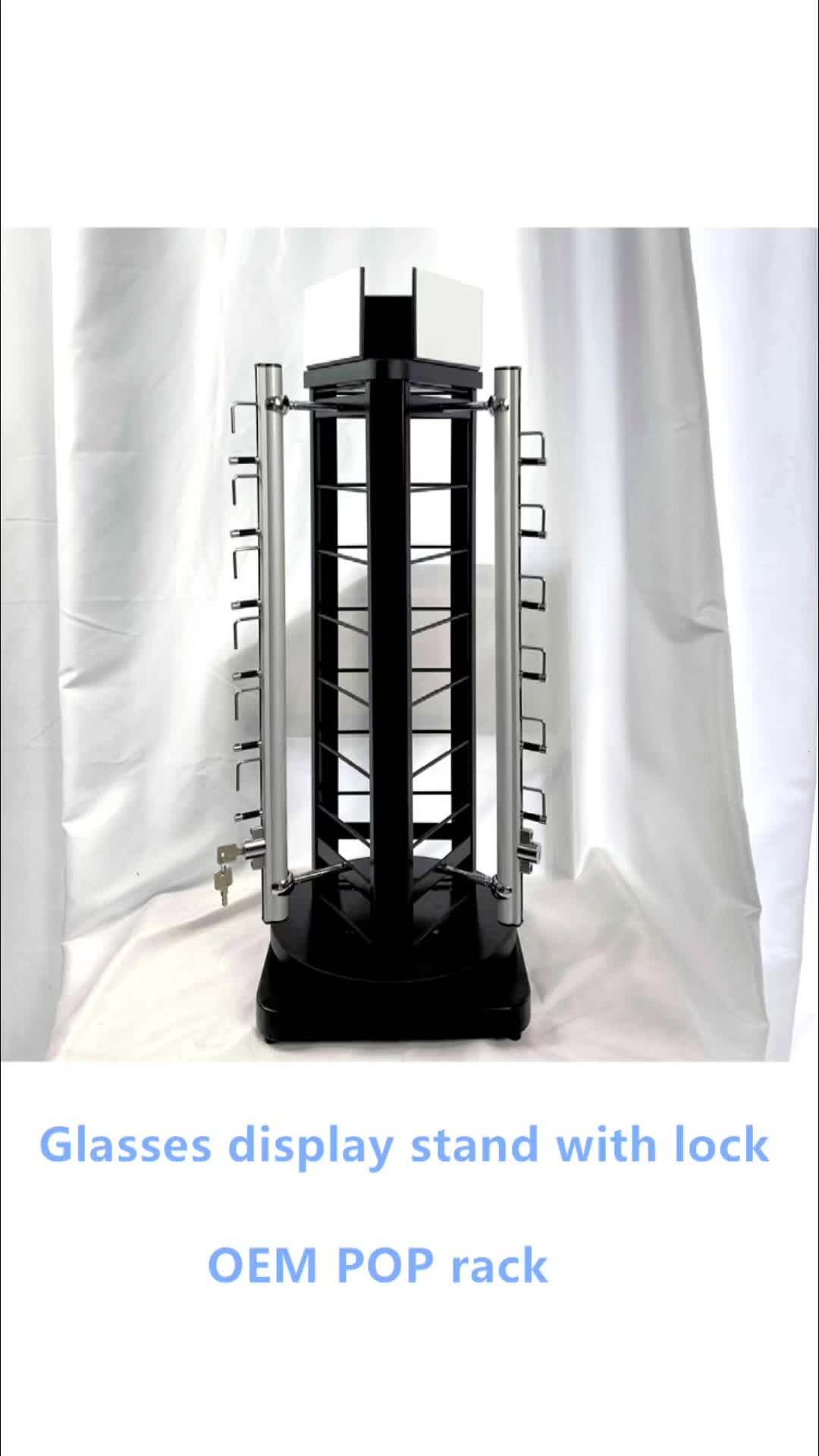 Custom Design Rotating Wooden Eyeglass Stand Floor Sunglass Display ...