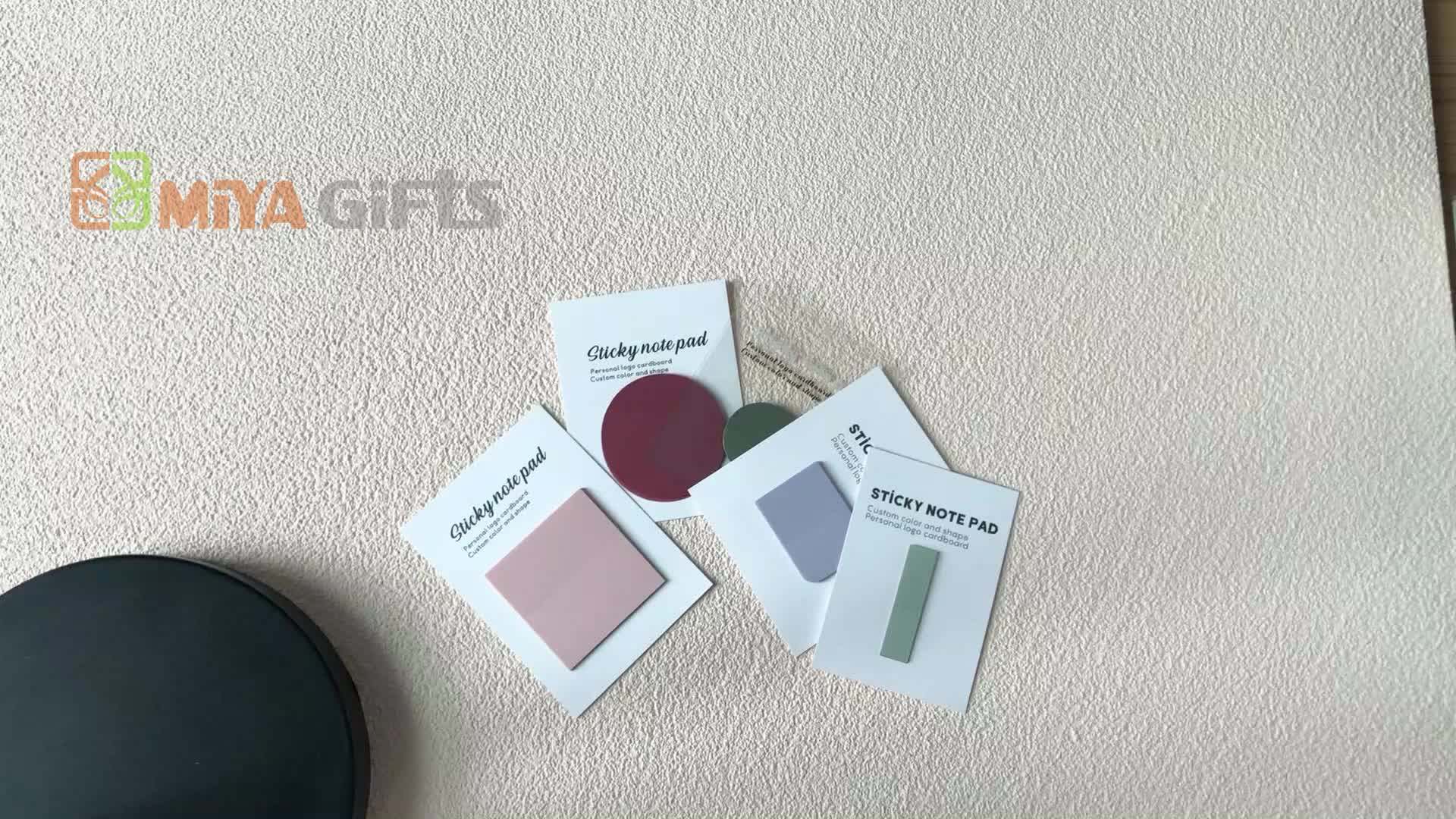 Small Round Sticky Note Pad Transparent Clear Plastic Page Flags With ...