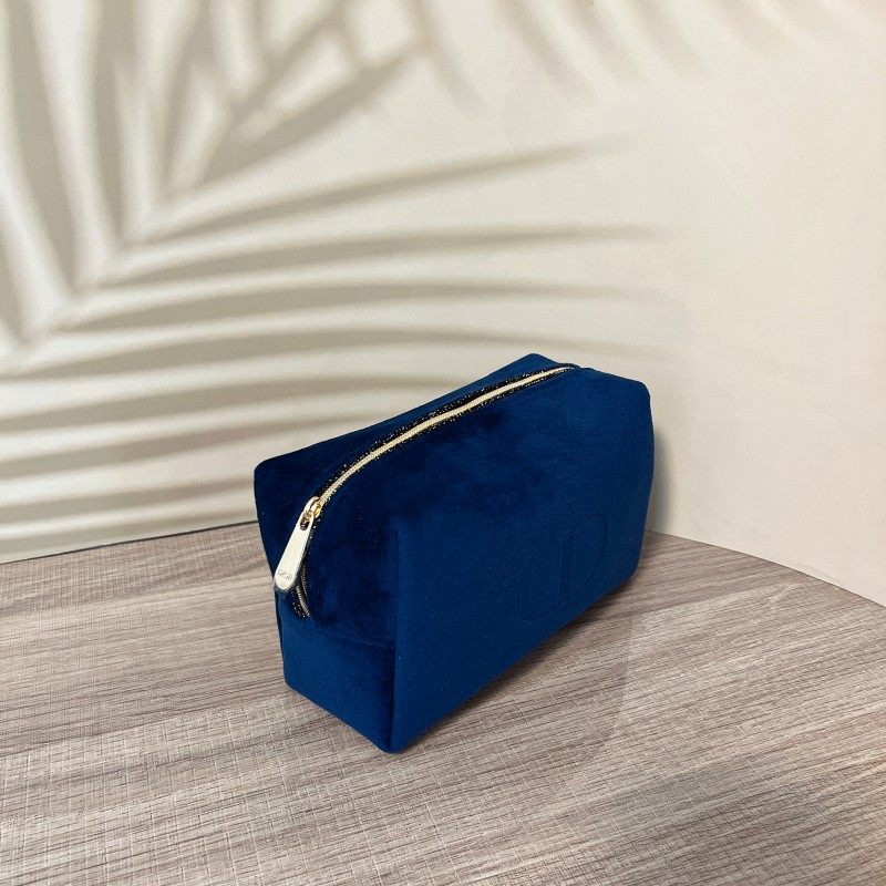 Domestic Counter Gifts Blue Velvet Cosmetic Bag Simple Fashion Hand Bag ...