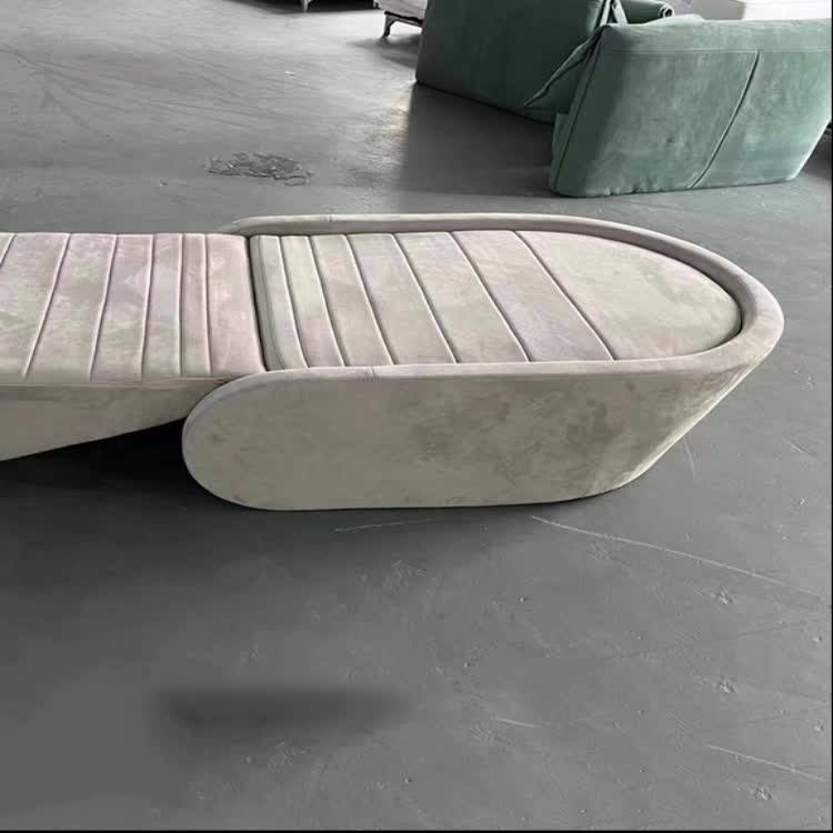 European Modern Design Bendy Living Room Furniture Sectional Chaise ...