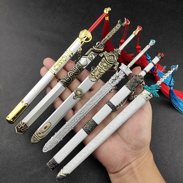 Sword small autumn water sword small toy model Chinese famous sword ...