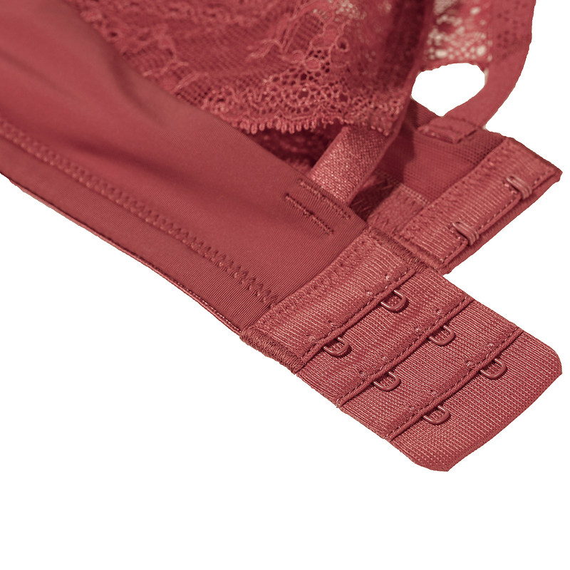 AIMER Lingerie Woman Red Ben Year City Light Shadows Thick and Lace ...