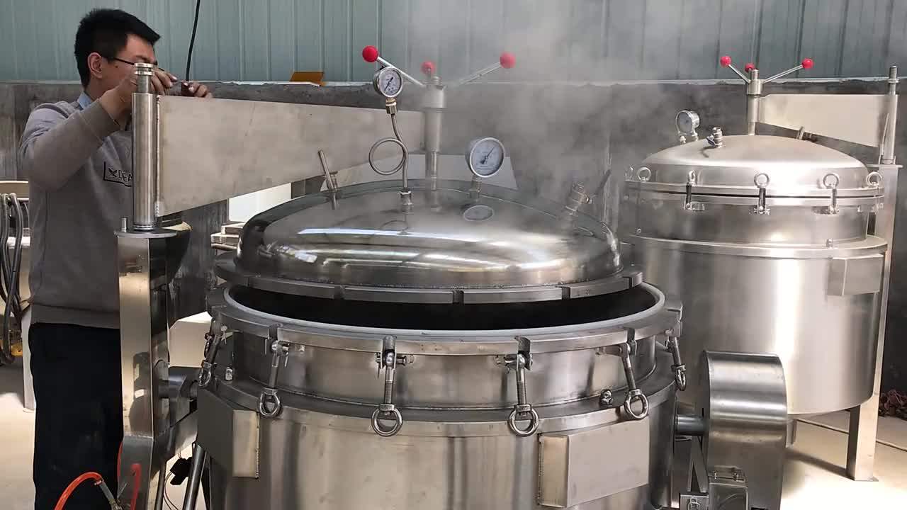 Automatic Kettle Steam Jacket Fruit Jam Cooker 500 Liter Industrial ...