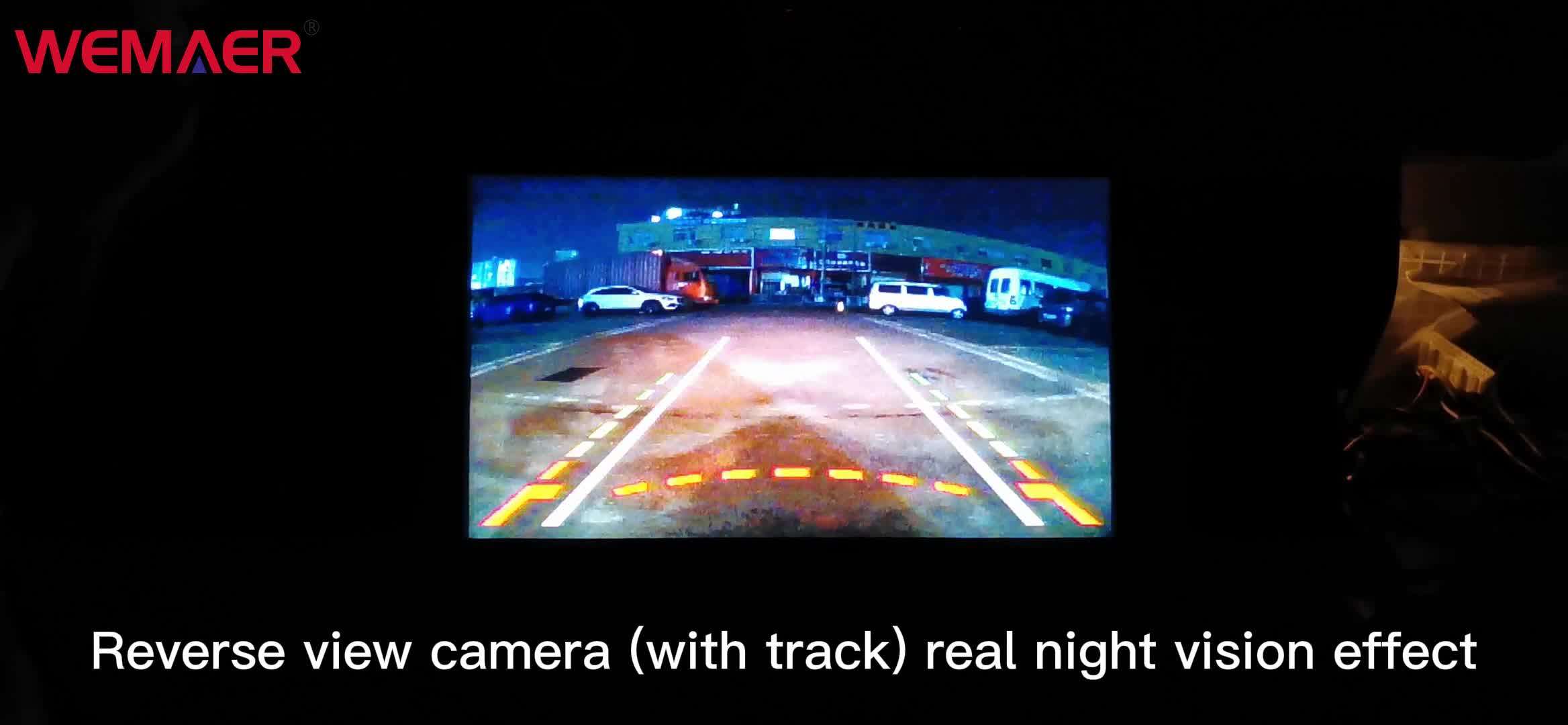 8 Led Round Backup Front Rearview Parking Camara De Reversa Black ...