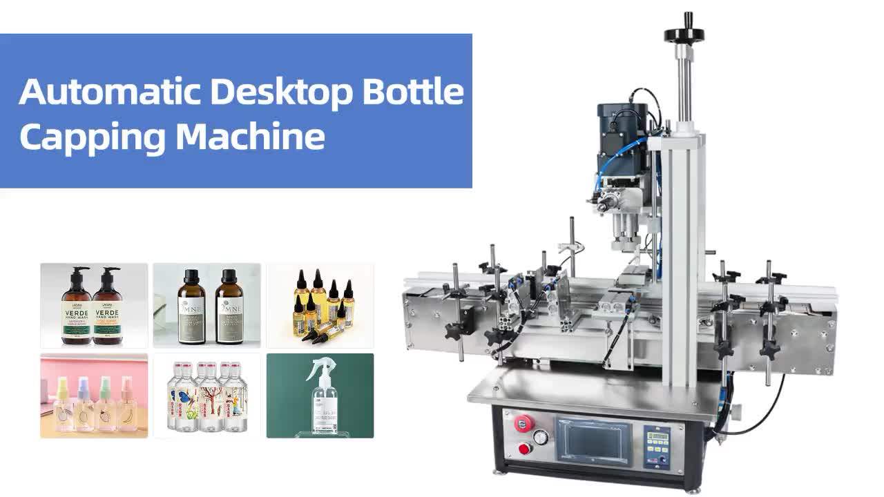 Zonesun Plastic Lid Pneumatic Vial Desktop Screw Automatic Capping ...