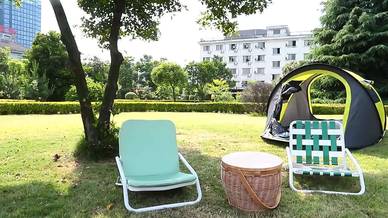 Diy Nylon Webbing Outdoor Customize Aluminum Metal Frame Webbed Beach ...