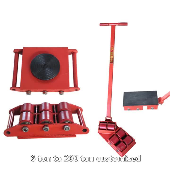 Steel Rubber Wheels Confined Space Rotating Dollies,Equipment Roller ...