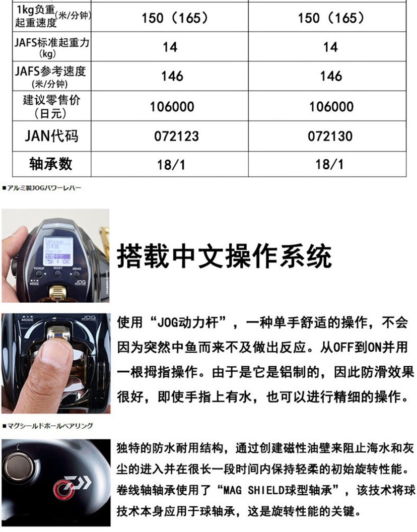 批发达瓦电轮SEABORG G200J G300J G400J电动轮海钓船钓电绞轮-阿里巴巴