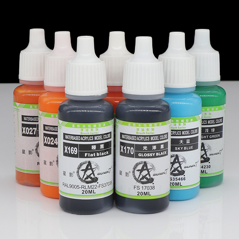 星影AV高达手办上色神器！X073-X096水性漆真香警告？环保又出片的秘密武器！_模型制作工具_淘宝游戏网