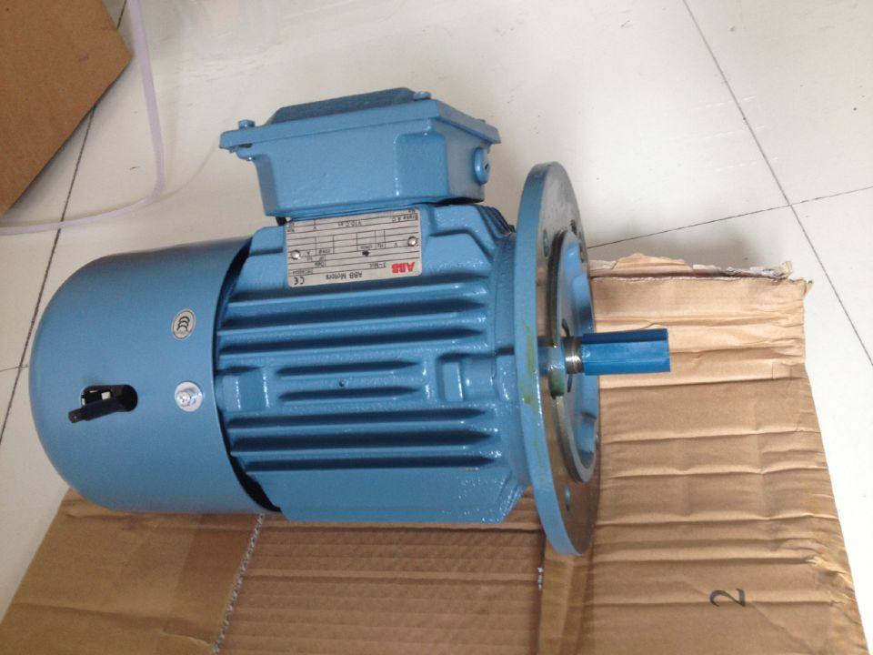ABB brake motor MQAEJ80M4B 0 75KW 4 pole vertical B5 ABB ...
