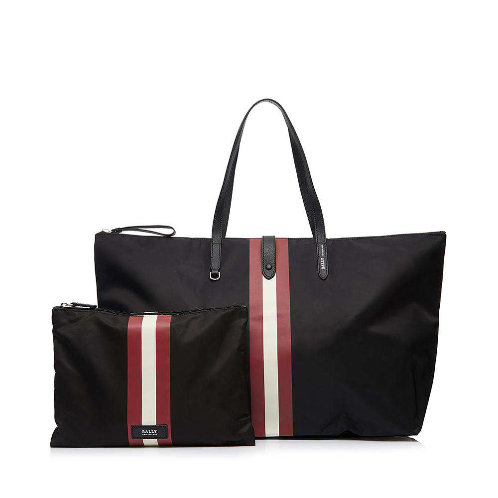 [USD 855.80] Bally Bally Classic FOLDABLE TOTE Series Multi-Color Striped Foldable Hand-held ...