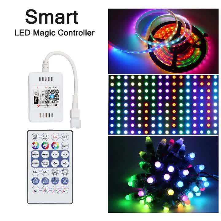 Wifi Led Dream Color Pixel Controller Single Or Dual Output Sm 3-pin ...