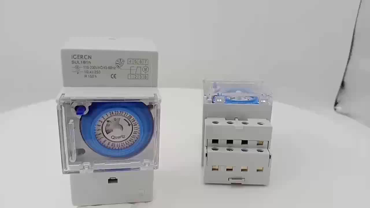 Igercn Sul181h Mechanical Timer Switch 220v-240v 16 Amp 24 Hours ...