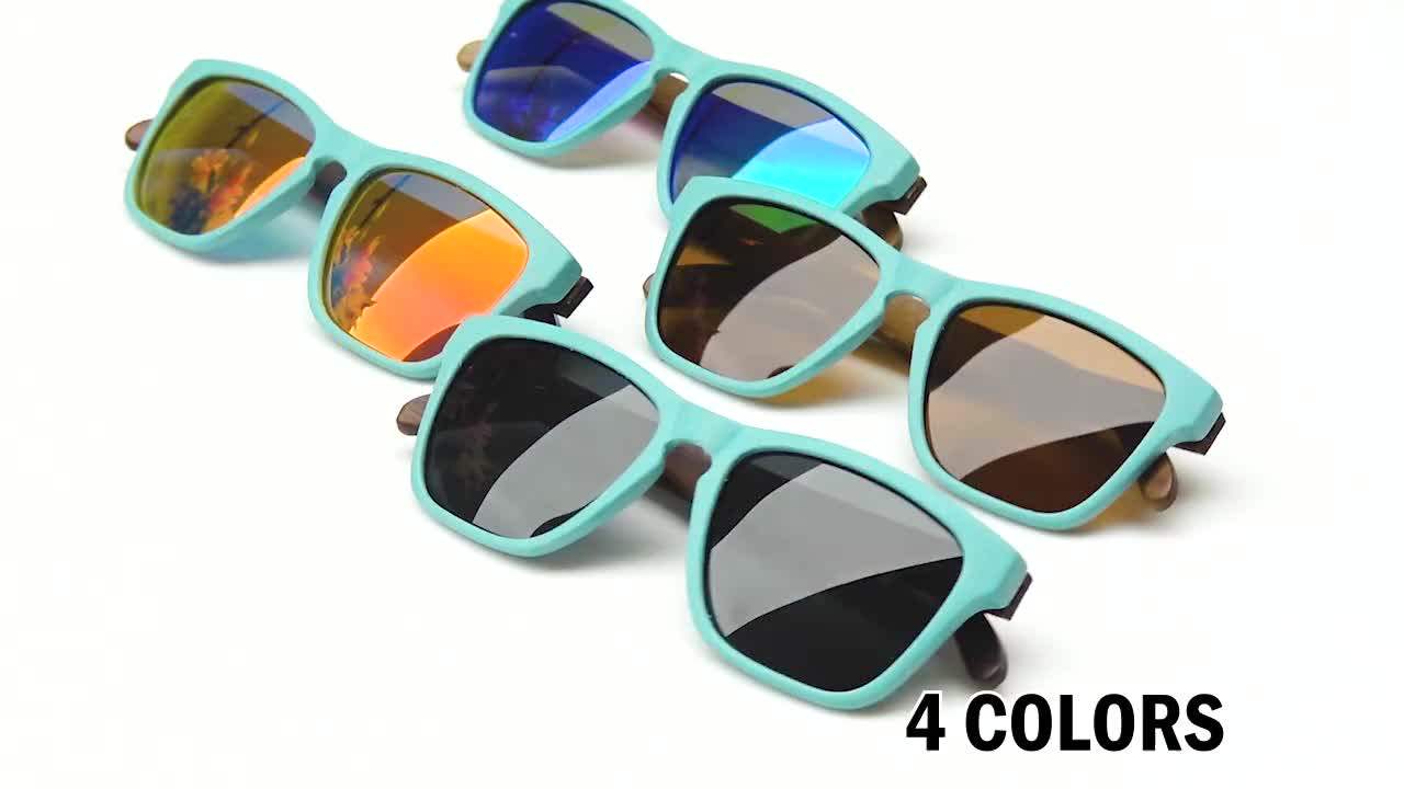 Custom Fashion Unisex Eco Friendly Wheat Straw Frame Nature Material ...