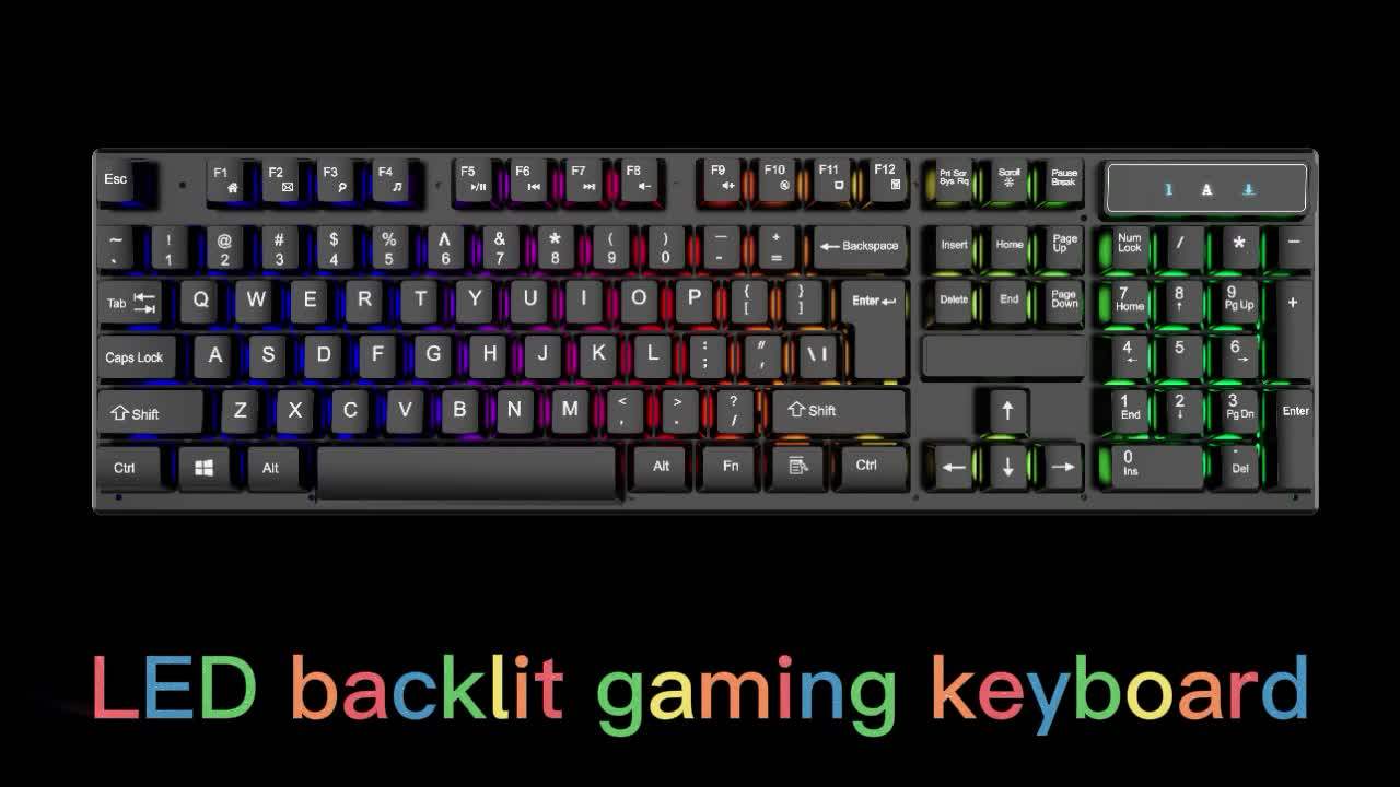 Backlit Wired Customized Oem Logo Rgb Mechanical Gaming Keyboard Kit ...