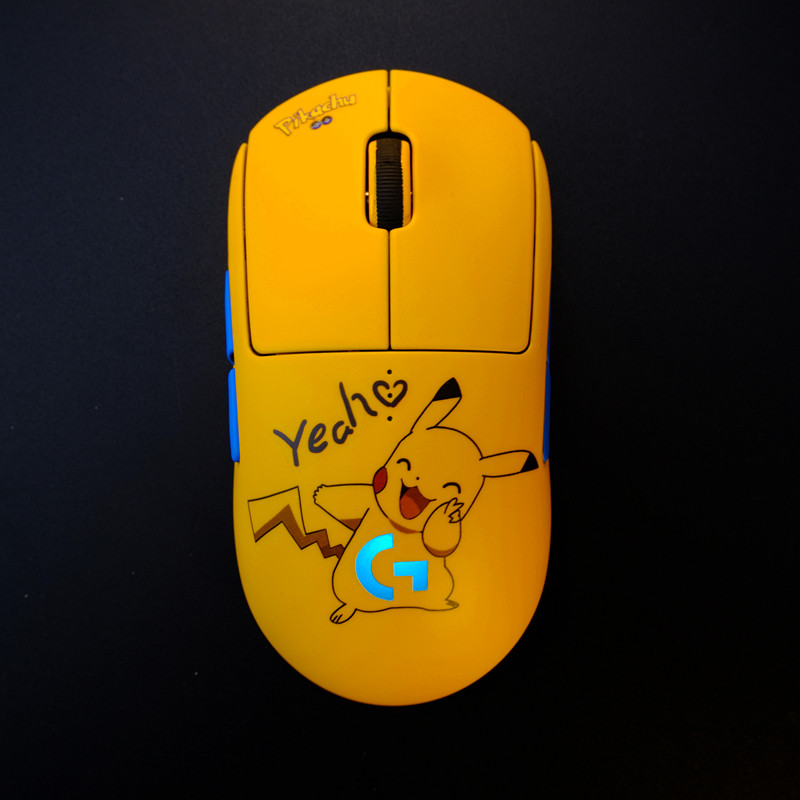 Mouse spray paint change color DIY customized white pink GPW ...