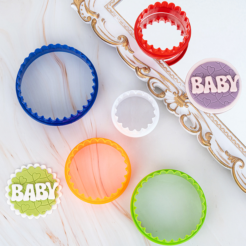 塑料圓形切模DIY烘焙工具蛋糕餅干壓模翻糖蛋糕模具套裝塑料心型|節日裝扮用品|ETMall東森購物網
