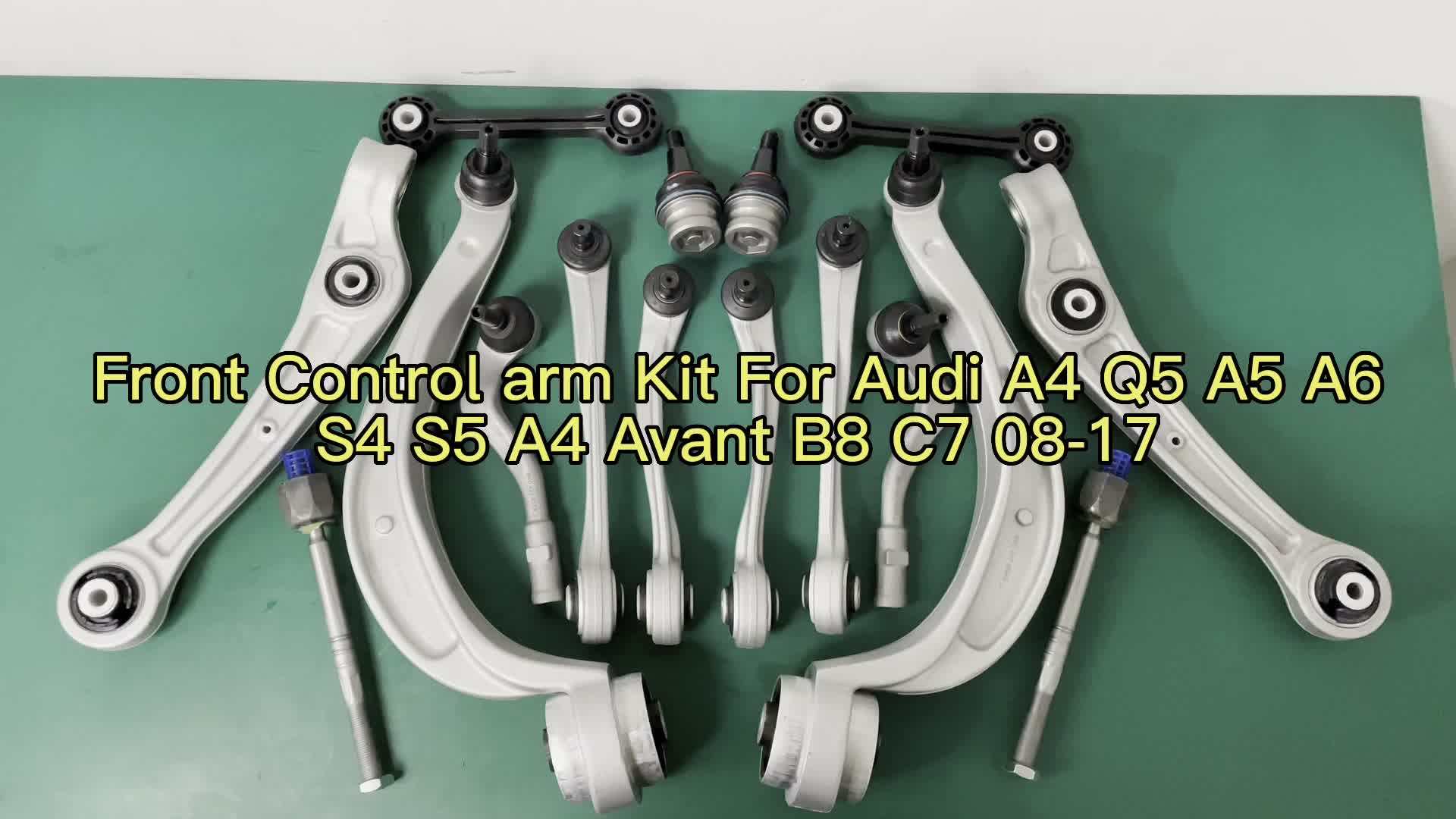 12pcs Manufacturer Front Suspension Lower Control Arm Kit For Audi A4 ...