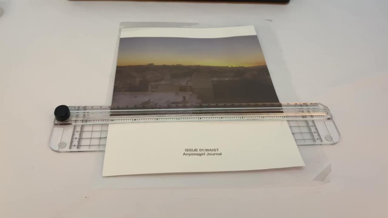 Manual Paper Cutter Ruler A4 Paper Cutter Trimmer For Desktop School ...