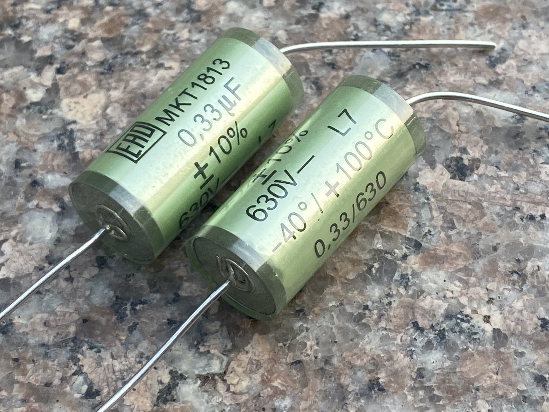 Original german ero 1813 series green elf coupling capacitor 0.33uf ...