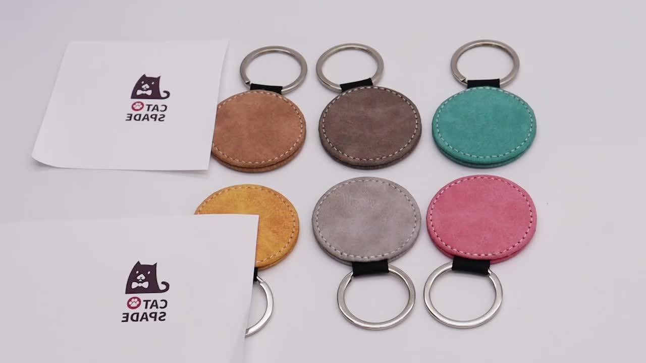 Double Sides Printable Sublimation Blank Leather Blank Key Chain - Buy ...