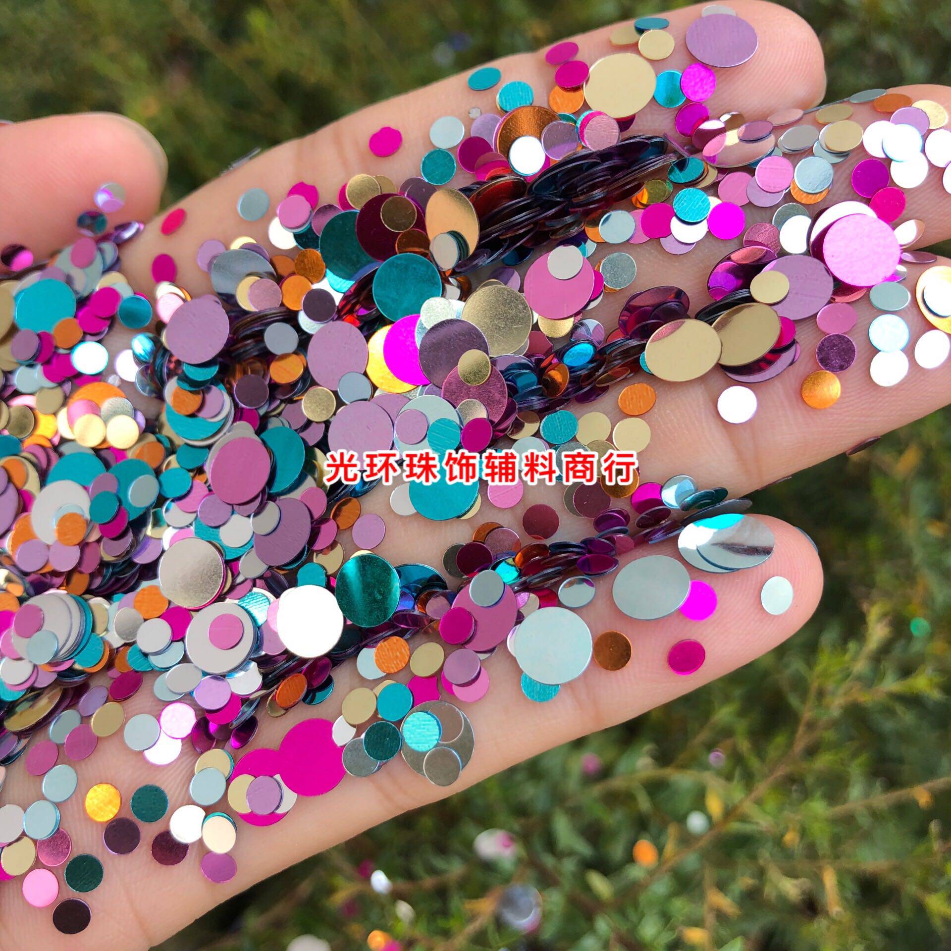Handmade jewelry mixed color round sequin: a must-have for creative diy ...