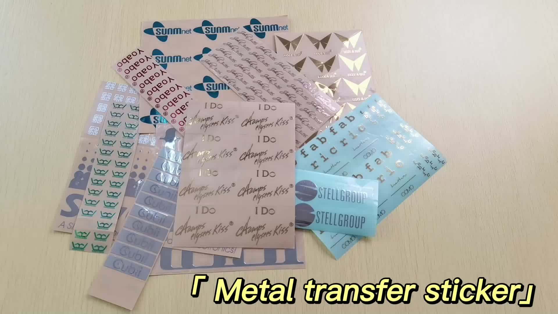 Custom Clear Gold Foil Heat Gold Transfer Electroforming Metal Nickel ...