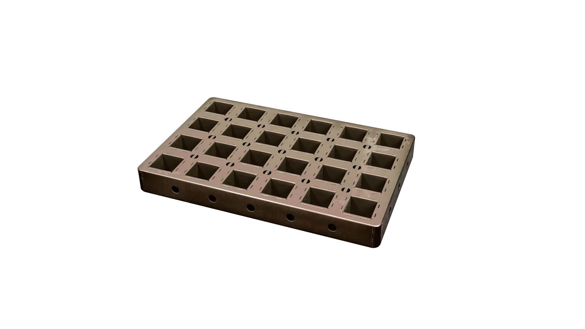 Factory Manufacturer With Lid 24 Straps Aluminum Plating Bread Baking ...