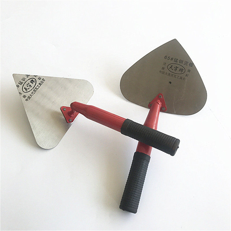 [USD 7.35] Triangle shovel peach-shoveled tile knife smeat knife wall ...