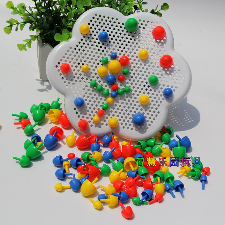 🌈 A child's creative paradise! recommended mushroom nail insert board ...