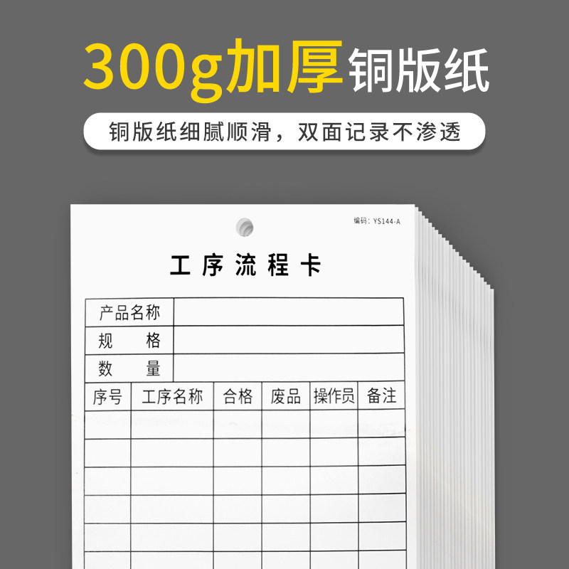 [USD 5.70] Process card product process card production process card ...
