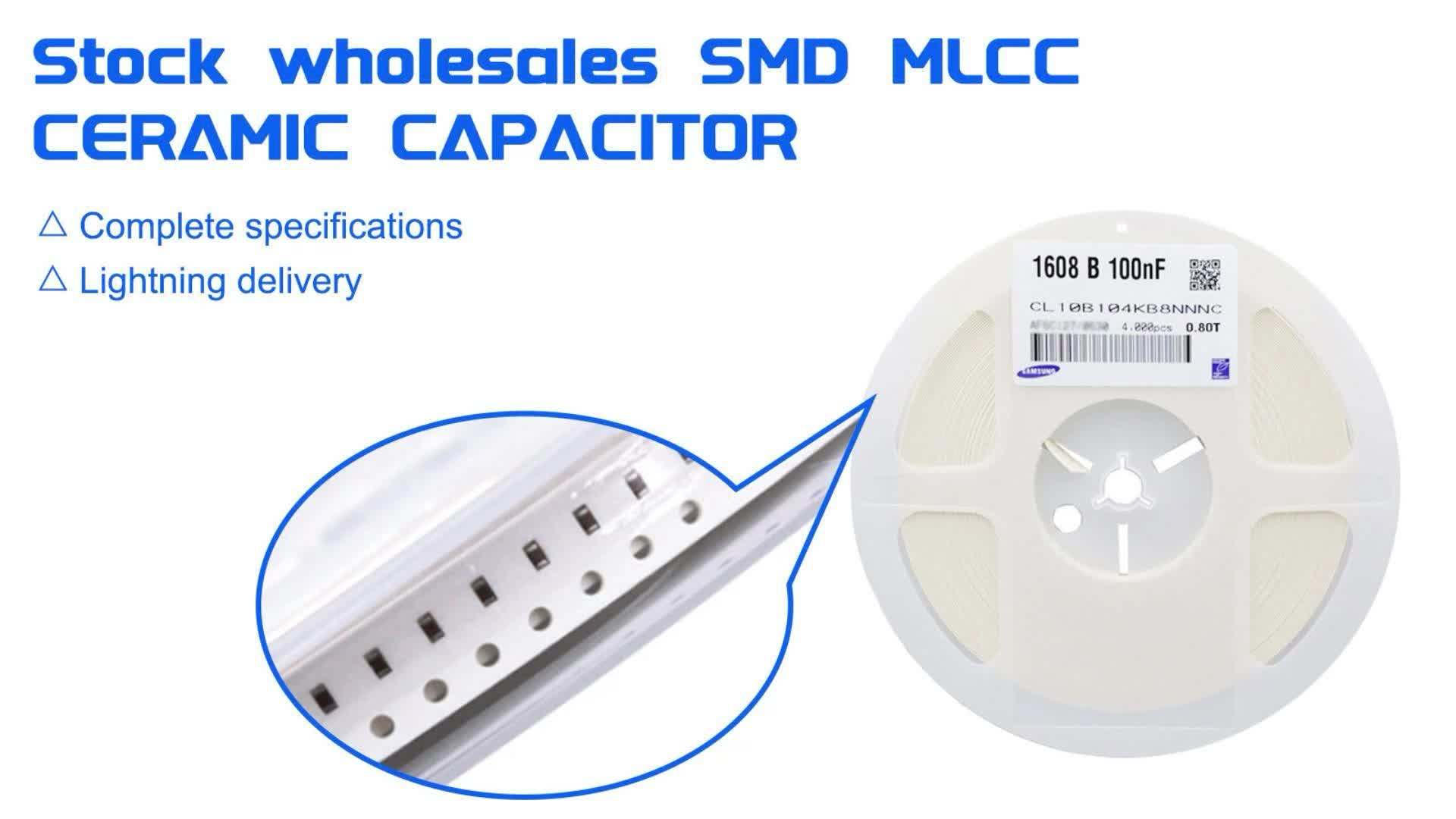 Original Thick Film Chip Fixed Resistor 1% 5% 0201 0402 0603 0805 1206 ...