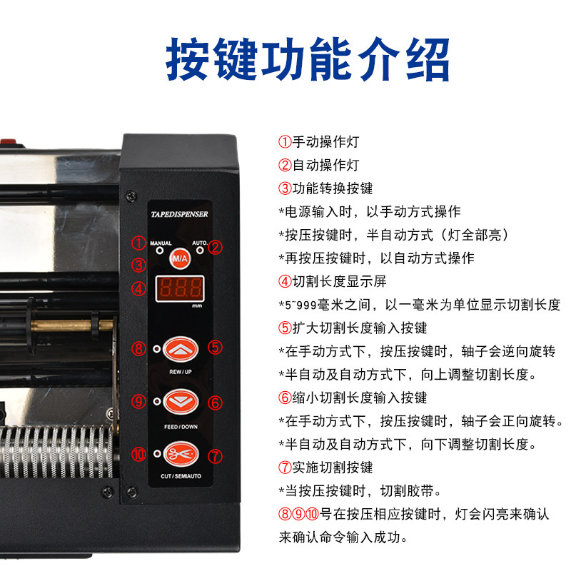 zcut-80/150高温胶带切割机：全自动胶纸神器！效率翻倍的秘密武器🔥-胶带座-淘宝好物网