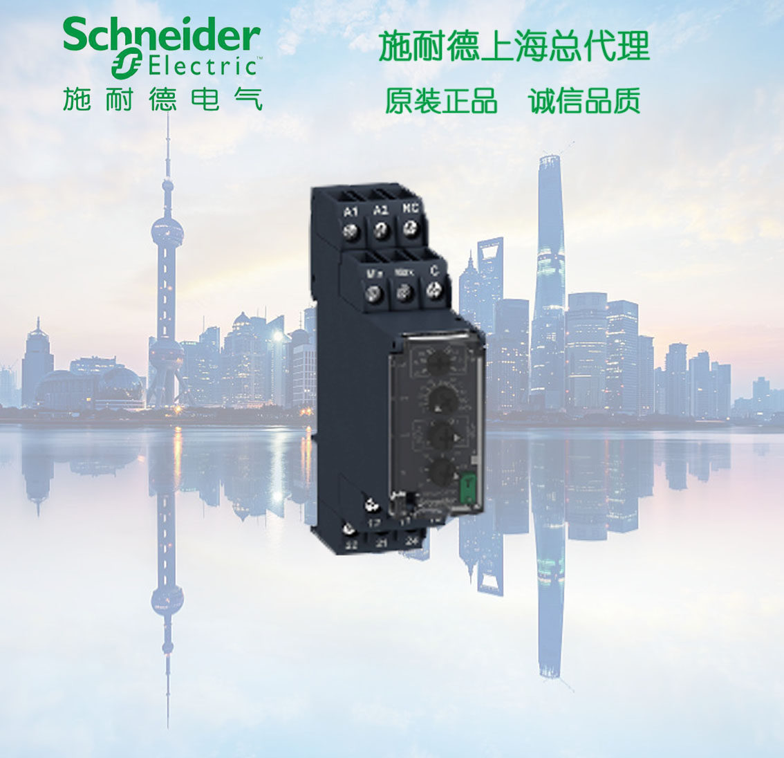 Купить RM22LA32MR Schneider Уровень контроль реле 24-240V AC/DC 2 C/O в ...