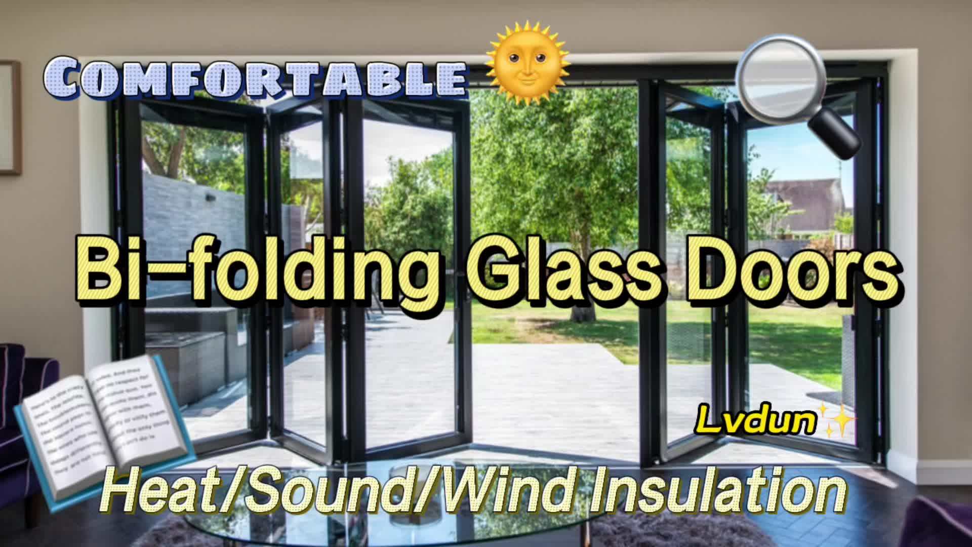 Lvdun Pvc Bi-folding Doors For Houses Room Bi-fold Design Interior ...