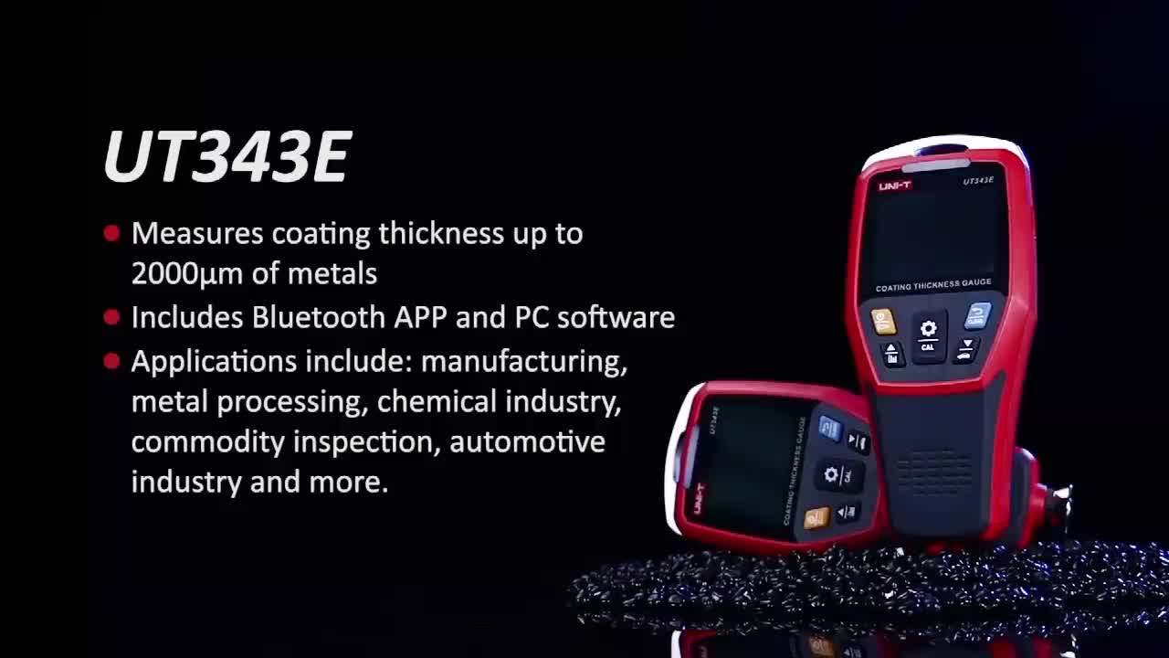 Uni-t Ut343e Coating Thickness Gauge 2000um For Car Film Paint ...