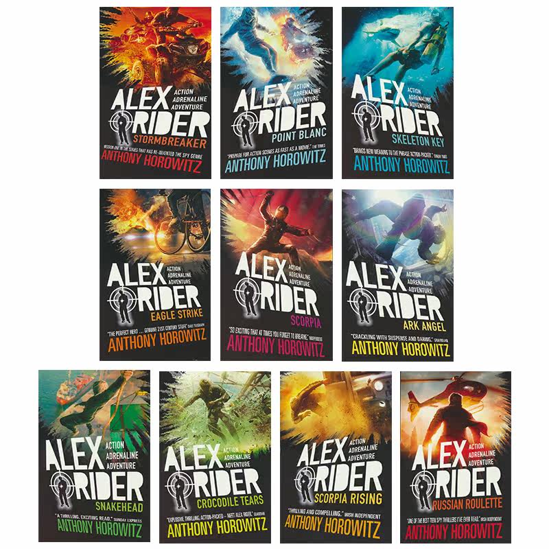 Alex Rider Collection，少年侦探007的魅力何在？深度解析与推荐-儿童读物原版书-淘宝好物网
