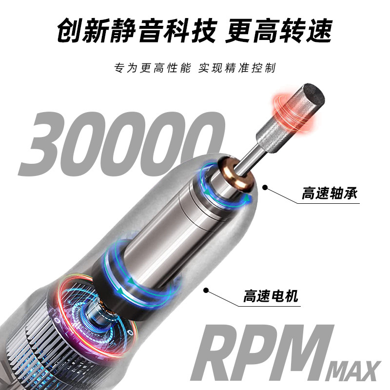 指尖的优雅，从一支精致卸甲打磨机开始_美甲工具_淘宝美妆网