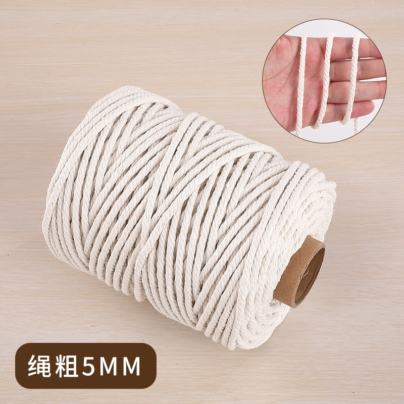 Cotton Rope Cotton Thread Rope DIY Handmade Material Tapestry Braided ...