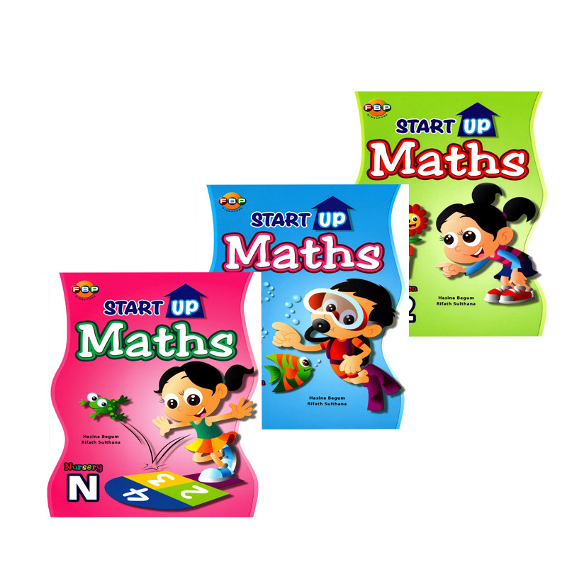 🌟揭秘新加坡数学的秘密武器！START UP Maths 英文原版三本套装来了！🚀-考试类原版书-淘宝好物网