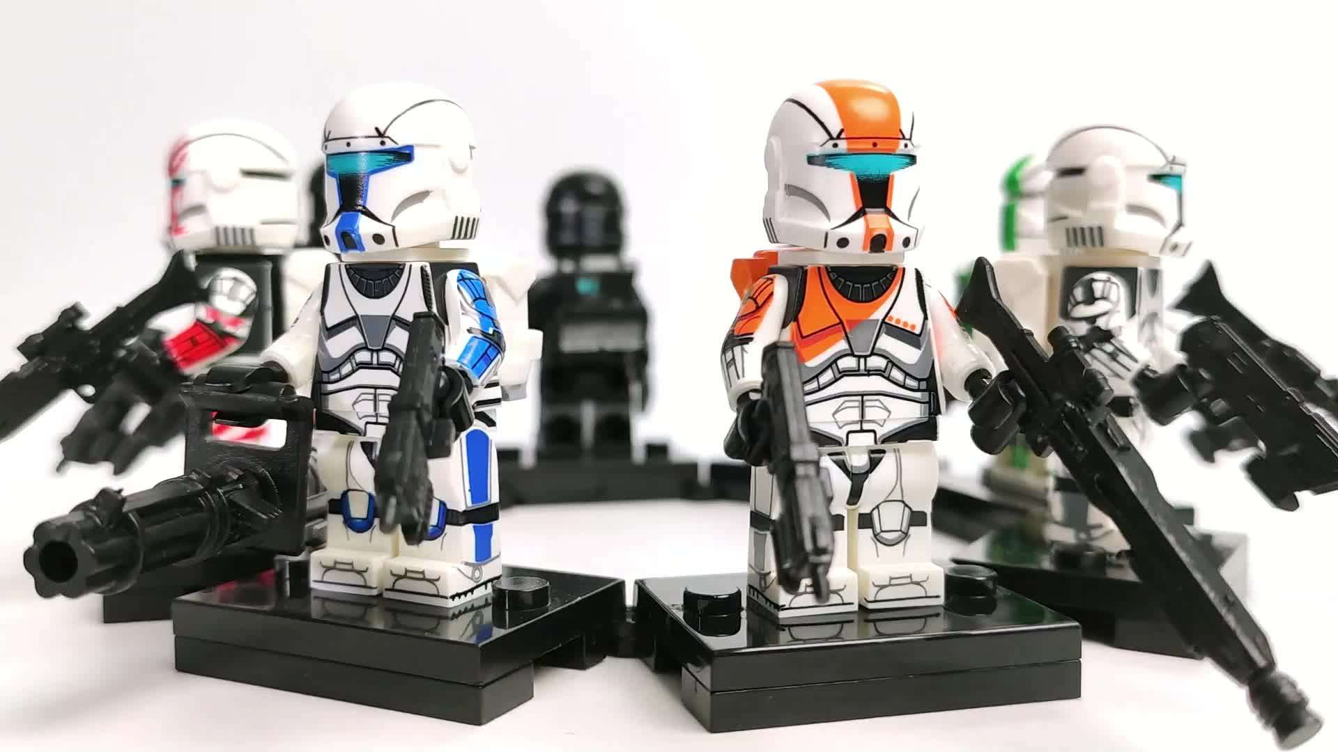 Wm6124 New Commander Gregor Omega Squad Captain Scorch Sev Voca Fixer ...