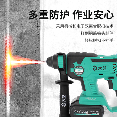 [Cửa hàng hàng đầu của Dayi Tools] Búa điện Lithium Động cơ không chổi ...