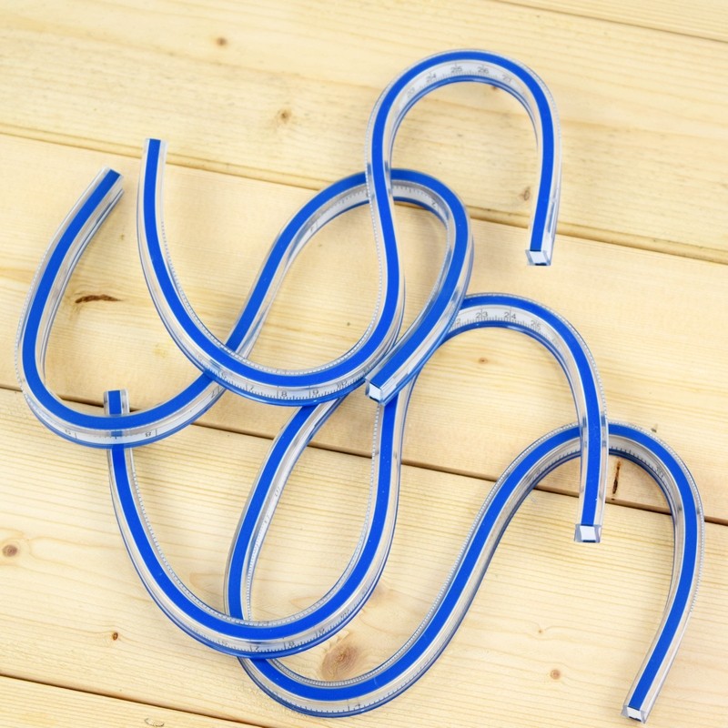 [USD 6.26] Soft Ruler Snake Ruler 30cm Arbitrary Curve Ruler 50cm Snake ...